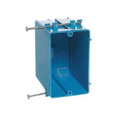 Carlon® B120a Upc New Work Outlet Box Pvc 20 Cu In Capacity 1 Gang
