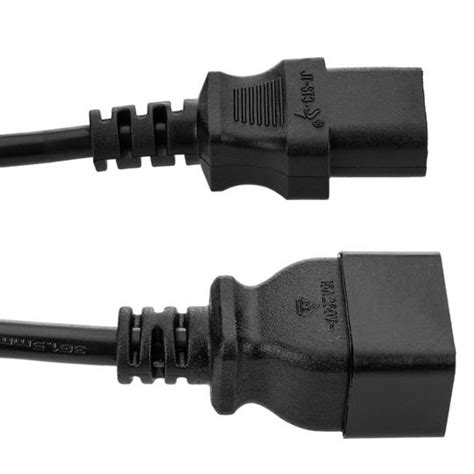 Power Cable Iec 60320 0 2m C13 C20 Cablematic