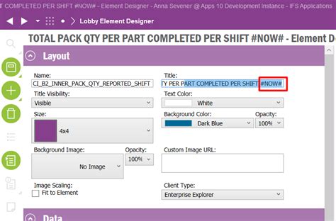 IFS LOBBY TITLE DINAMIC IFS Community