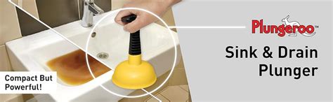 Plungeroo Sink Plunger Powerful Mini Plunger With Short