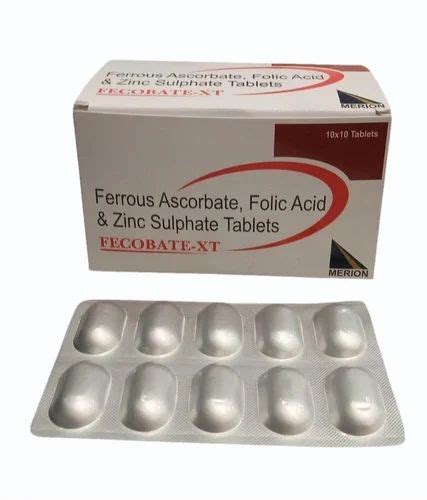 Ferrous Ascorbate And Folic Acid Tablets At ₹ 195strip Panchkula