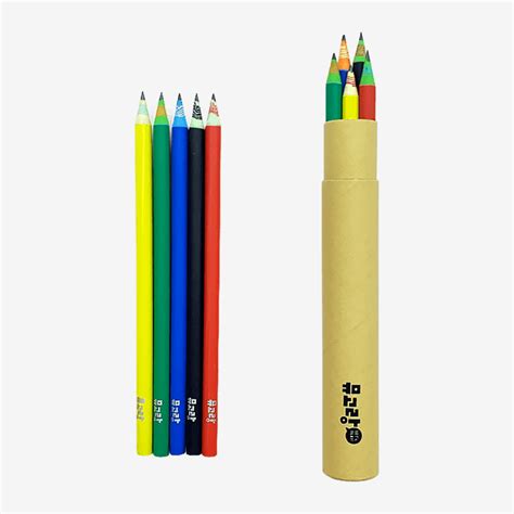 뮤고랑 친환경 연필 세트 5pcs 뮤고랑