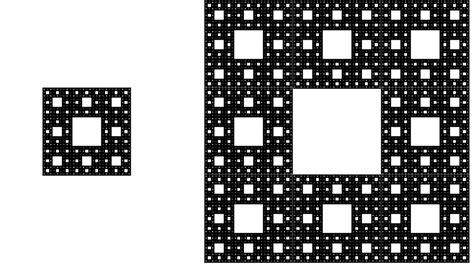 describe a fractal having dimension ln 8 ln 3 quizlet