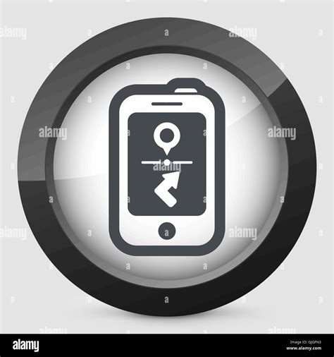 Phone Navigation System Stock Vector Image And Art Alamy