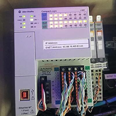 Buy Allen Bradley Compactlogix Plc Training Kit Trainer 1769 L16er Hmi