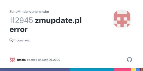 Zmupdatepl Error · Issue 2945 · Zoneminderzoneminder · Github