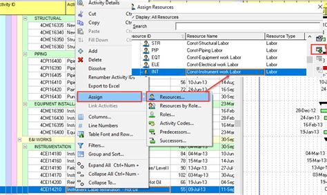 How To Get Resource Loading Histograms Curve In Primavera P6 Planrama