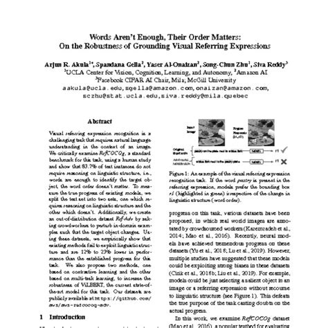 Words Arent Enough Their Order Matters On The Robustness Of Grounding Visual Referring