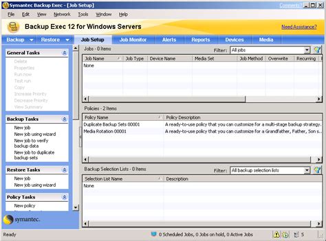 Symantec Backup Exec 12 Installation