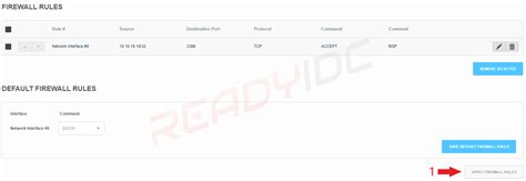 How To Add Firewall Rules Readyidc Service 24 Hour Support
