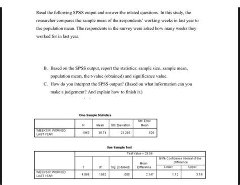 Solved Read The Following SPSS Output And Answer The Related Chegg