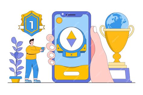 Premium Vector Gamification And Interactive Experiences Concept With