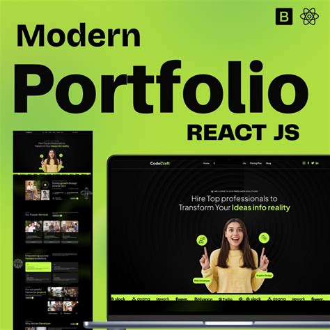 Creative Personal Portfolio Template Powered By Reactjs And Bootstrap 5