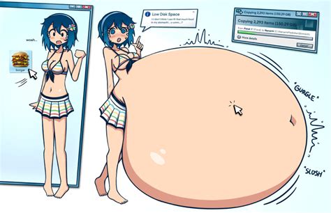 Rule 34 Ayumubelly Belly Big Belly Burger Clicking Cursor Digestion Digestion Noises Female