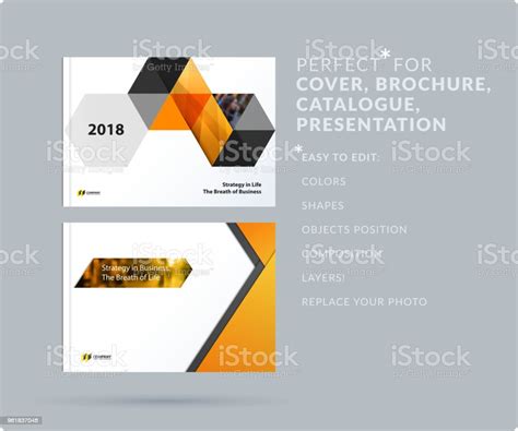 다채로운 사각형 그림자 삼각형 디자인 프레 젠 테이 션 템플릿입니다 현대 수평 배너의 추상적인 벡터 세트 0명에 대한 스톡 벡터 아트 및 기타 이미지 Istock