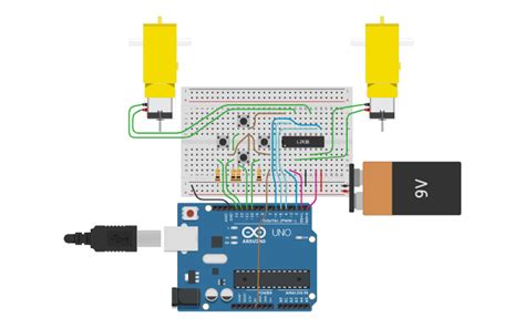 Circuit Design Simulation Moteurs Prof Tinkercad