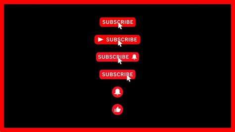 animated youtube subscribe button overlays youtube