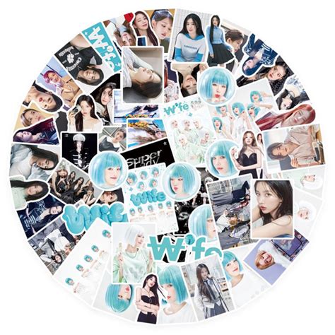 K Pop Стикеры G Idle 103 шт G I Dle Альбом 2nd Full Album Wife Набор Наклеек интерьерные