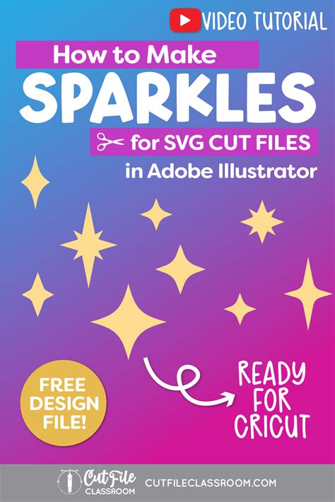 VIDEO 3 Ways To Make Sparkles In Illustrator For SVG Files