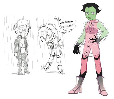 traducción de cómics [invader zim] zadr invasor zim dibujos animados dibujos