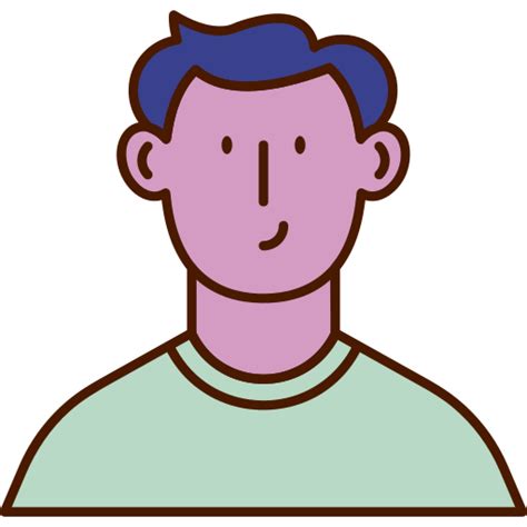 Man Avatar Generic Color Lineal Color Icon