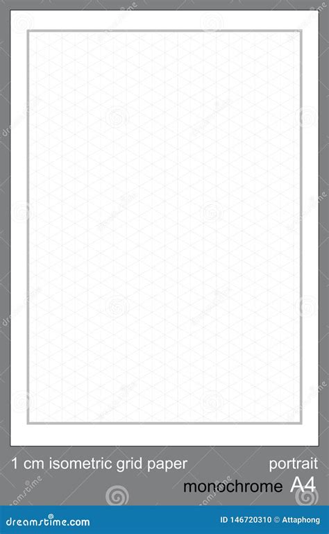1 Cm A3 Isometric Grid Paper Isometric Grid Vector Isometric Grid Graph CartoonDealer Com