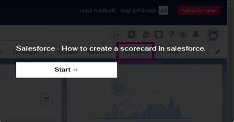 Salesforce How To Create A Scorecard In Salesforce