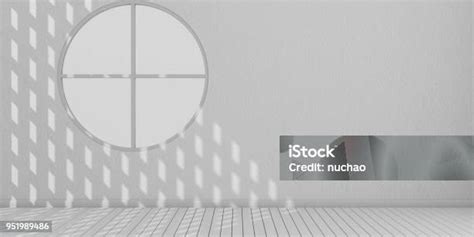 3d 화이트 룸 인테리어의 자극 및 태양 빛 나무 판자 바닥 창에 그림자를 벽 최소한의 디자인 건축의 관점 창문에 대한 스톡 사진 및 기타 이미지 Istock