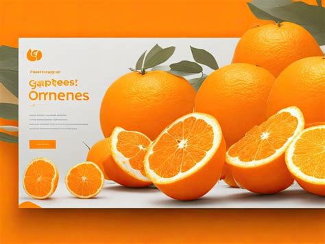 Premium AI Image Generate Web Design About Oranges