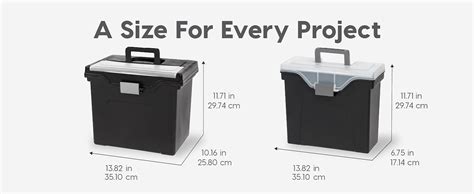 Amazon Com IRIS USA File Box Slim With Lid File Organizer For Letter File W Organizer Lid