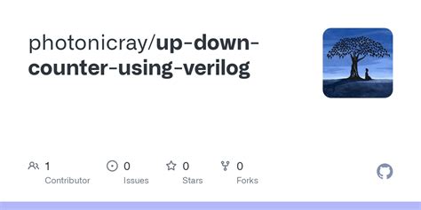 github photonicray up down counter using verilog