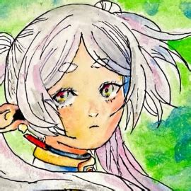 Frieren Watercolor Art By Fablewielder On Newgrounds