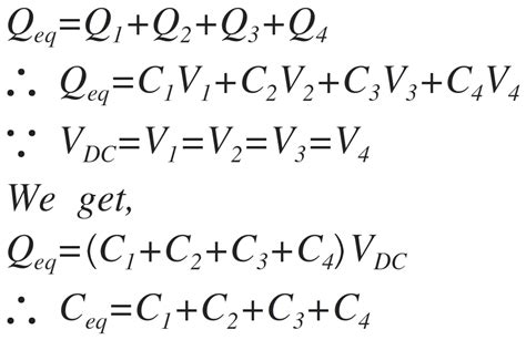 Capacitors In Parallel Combination Electronic Components Electronics Tutorial