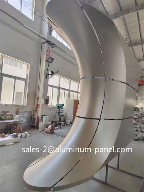 Aluminium Double Curved Panel Alumium Panels For Cladding Wall