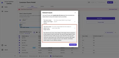 Identifying And Avoiding Common Data Issues While Building No Code Ml Models With Amazon