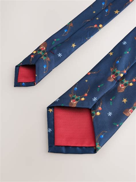 Buy Multi Coloured Christmas Pattern Tie From Next Ireland