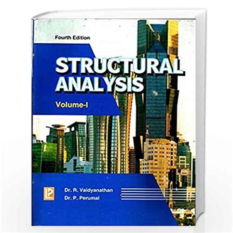 Structural Analysis Vol 1 By R Vaidyanathan Buy Online Structural Analysis Vol 1 Book At