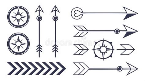 Simple Arrow Icons Minimalist Navigation Symbols For Ui And Design Vector Design Generative Ai