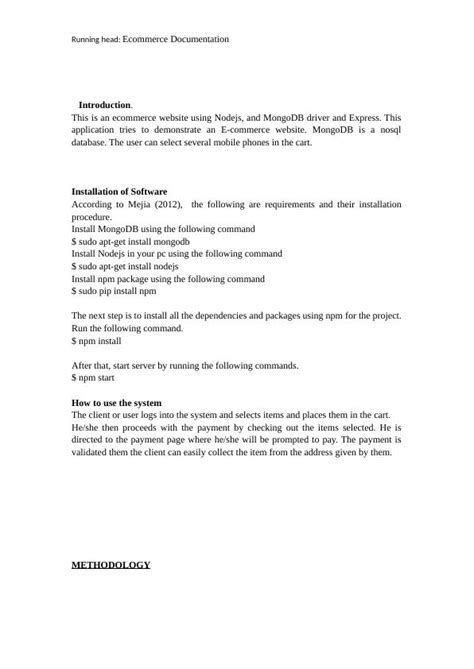 Nodejs And Mongodb E Commerce Website Development Project