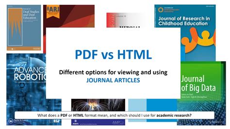 pdf vs html youtube