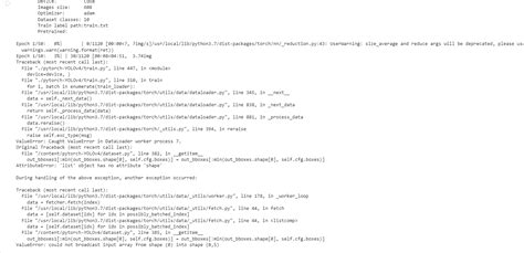 Error When Training Object Detection Model Reposted Community Help Roboflow
