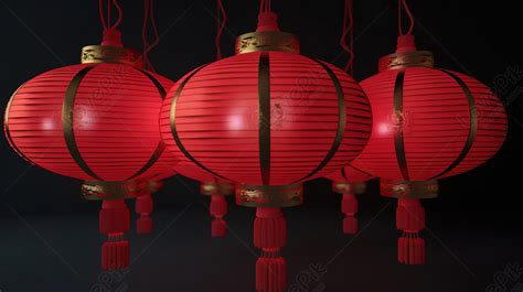 멋진 3d 렌더링 중국 등불로 중국 설날 축하 행사를 더욱 풍성하게 만들어 보세요 새해 배경 등불 배경 중국 3d 배경