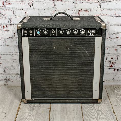 Peavey Basic 50 1980s 50w Bass Combo Amp X0425 Reverb