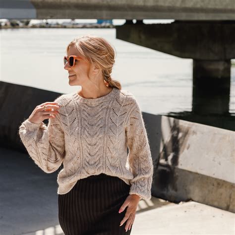 Purl Foundry Cable Bay Sweater Pattern Skeinz