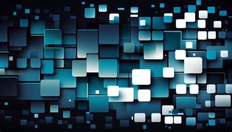 Premium Ai Image Generative Ai Monochrome Overlap Abstract Square Background