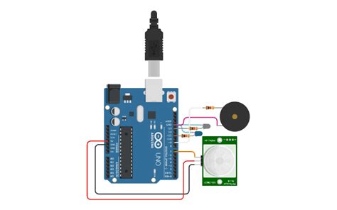 Circuit Design Sensor Led Sound Tinkercad