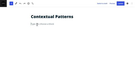 What Are Contextual Patterns In Wordpress What Are Contextual Patterns In Wordpress