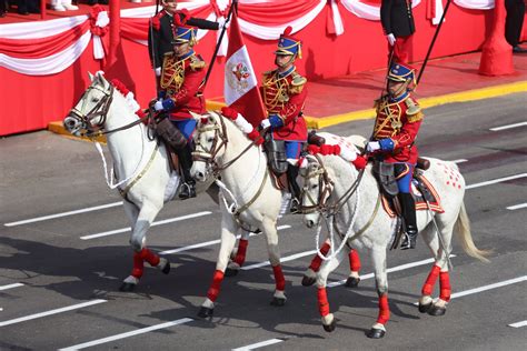 Fiestas Patrias Agrupamiento Hipomovil En La Gran Parada Y Desfile