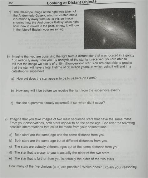 Solved Looking At Distant Objects The Telescope Image Chegg