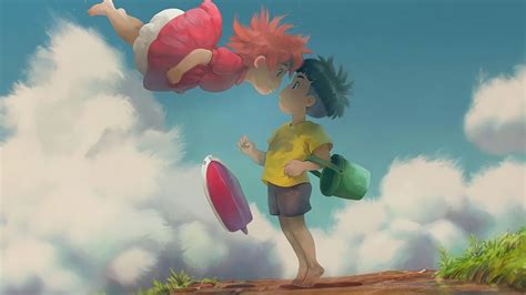 Desktop Wallpaper Anime Ponyo Barefoot Studio Ghibli Sosuke Ponyo